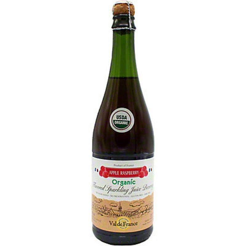 Val de France Organic Raspberry Sparkling Apple Cider (750 ml) - Instacart
