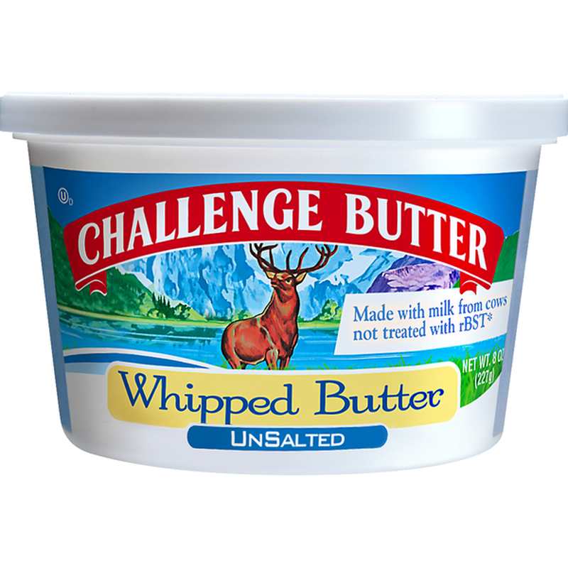 Challenge Whipped Butter, Unsalted (8 oz) - Instacart