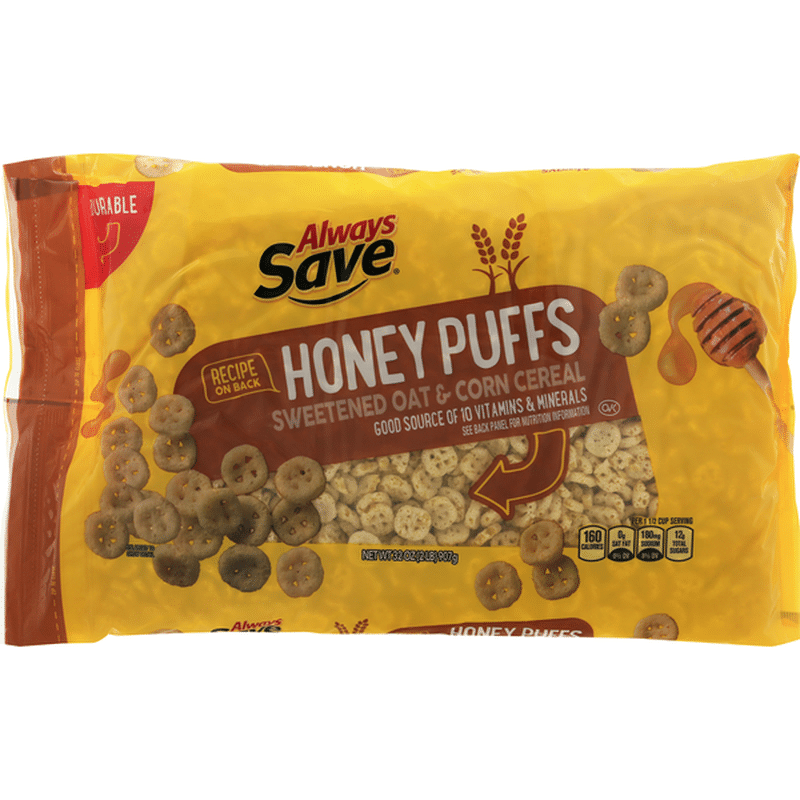 Always Save Cereal, Honey Puffs (32 oz) - Instacart