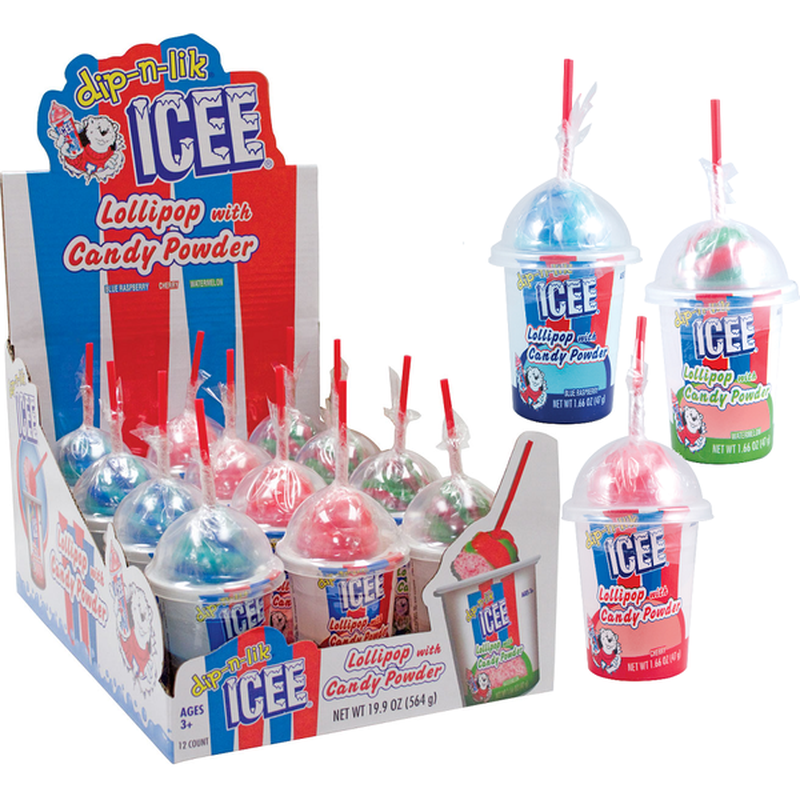 Icee Lollipop With Candy Powder (1.66 oz) - Instacart