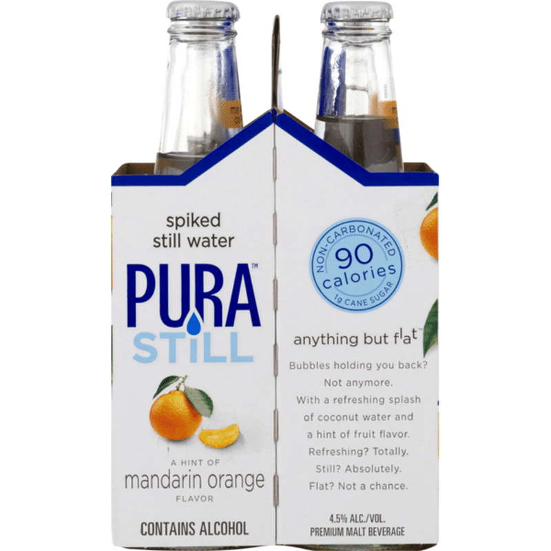 Pura Still Spiked Still Water Mandarin Orange (11.2 fl oz) - Instacart