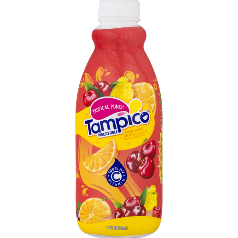 Tampico Tropical Punch, Cherry, Orange, Pineapple (32 oz) - Instacart