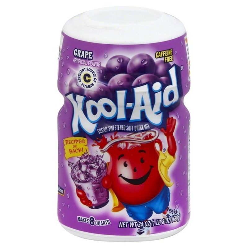 Kool-Aid Soft Drink Mix, Grape, Jar (24 oz) - Instacart