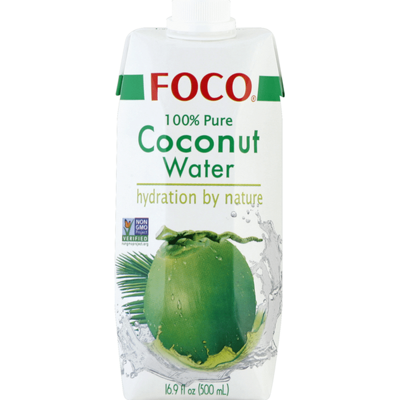 Foco Coconut Water, 100% Pure (16.9 oz) - Instacart