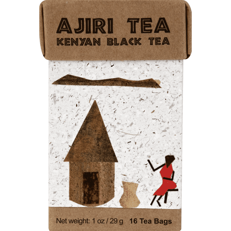 Ajiri Tea Black Tea, Kenyan, Tea Bags (16 each) - Instacart