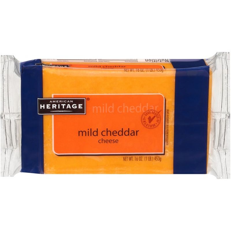 American Heritage Mild Cheddar Cheese (16 oz) - Instacart