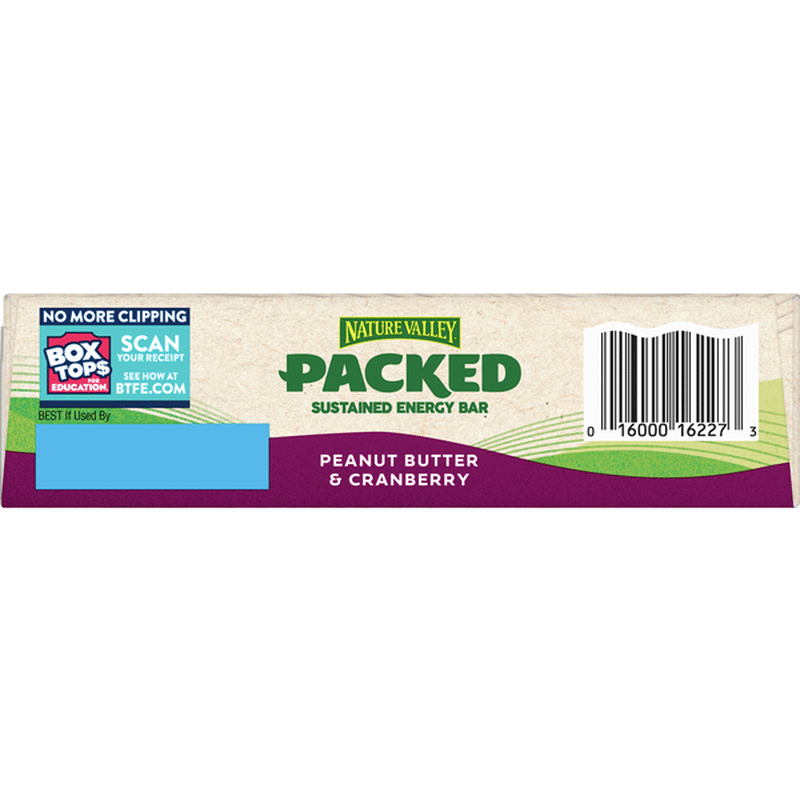 Nature Valley Sustained Energy Bar, Peanut Butter & Cranberry (4 each ...