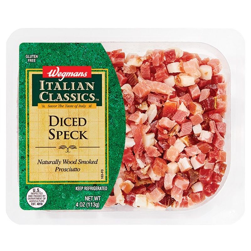 Wegmans Italian Classics Diced Speck 4 Oz Instacart