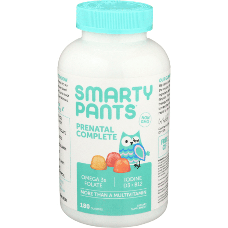 SmartyPants Prenatal Formula Daily Gummy Multivitamin: Vitamin C, D3, & Zinc for Immunity ...