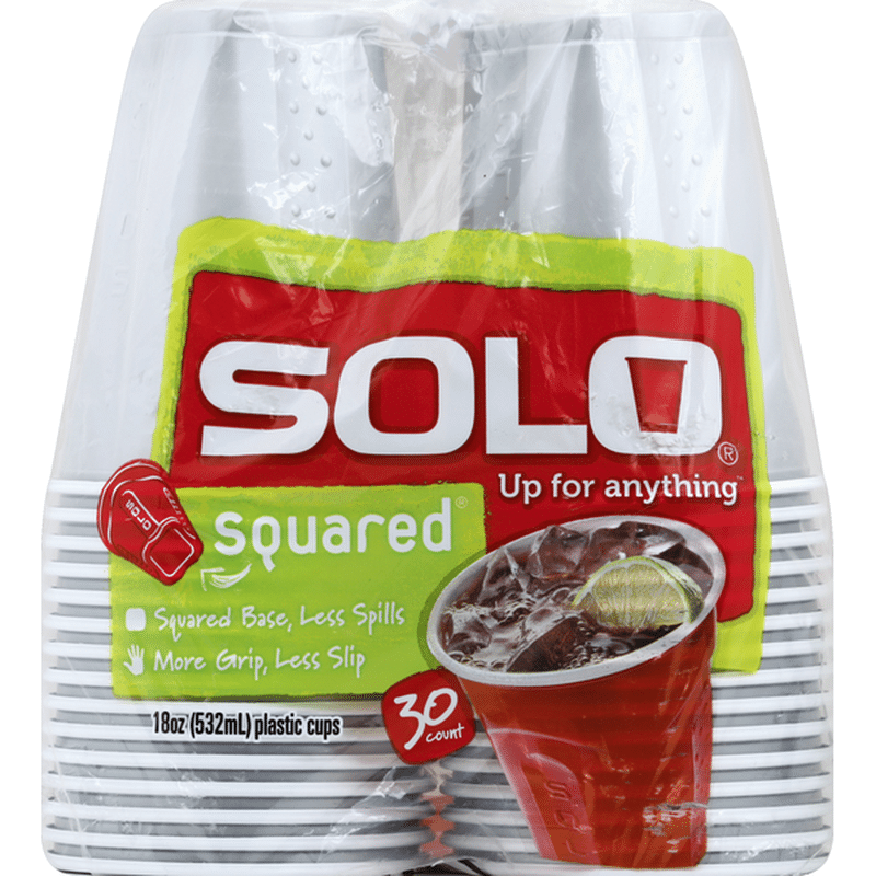 Solo Plastic Cups, 18 Ounce (30 each) - Instacart