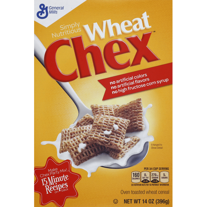 Chex Cereal, Wheat (14 oz) - Instacart