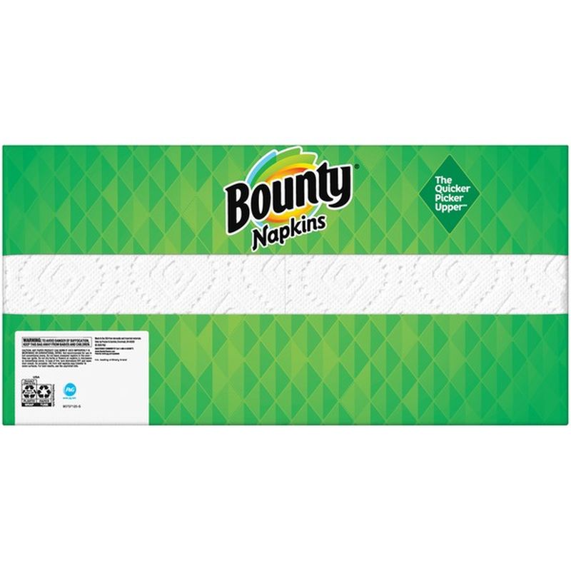 Bounty Paper Napkins, White (800 ct) - Instacart