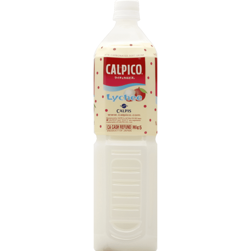 Calpico Soft Drink, Non-Carbonated, Lychee (50.7 oz) - Instacart