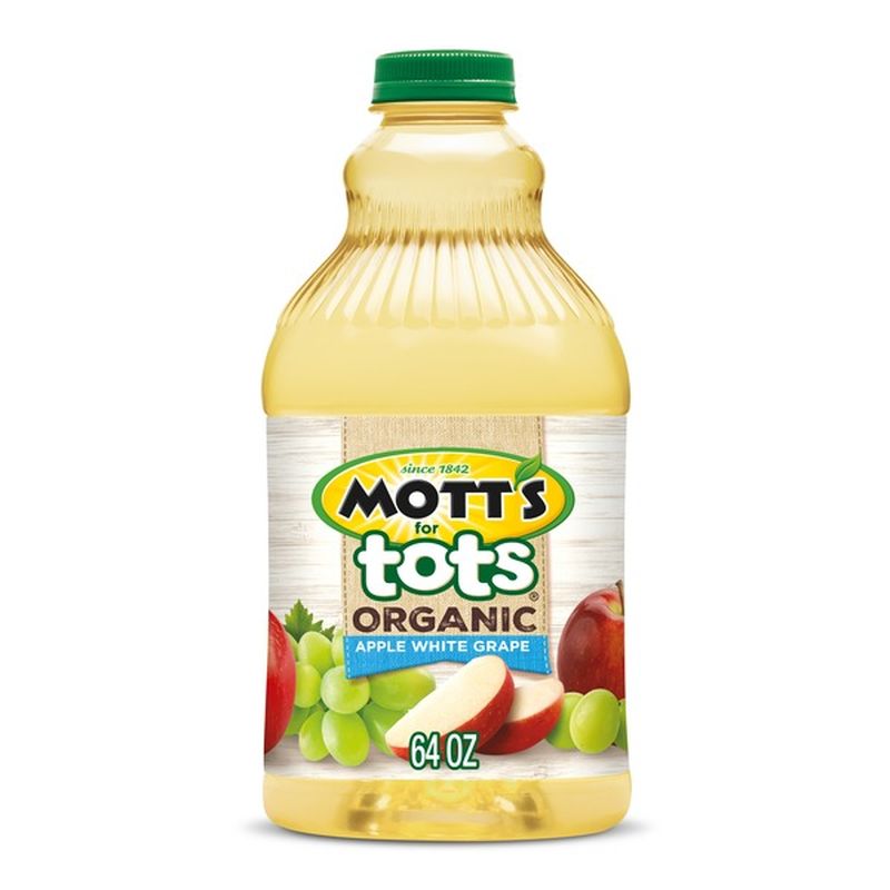 Mott's for Tots Organic Apple White Grape Juice (64 fl oz) - Instacart