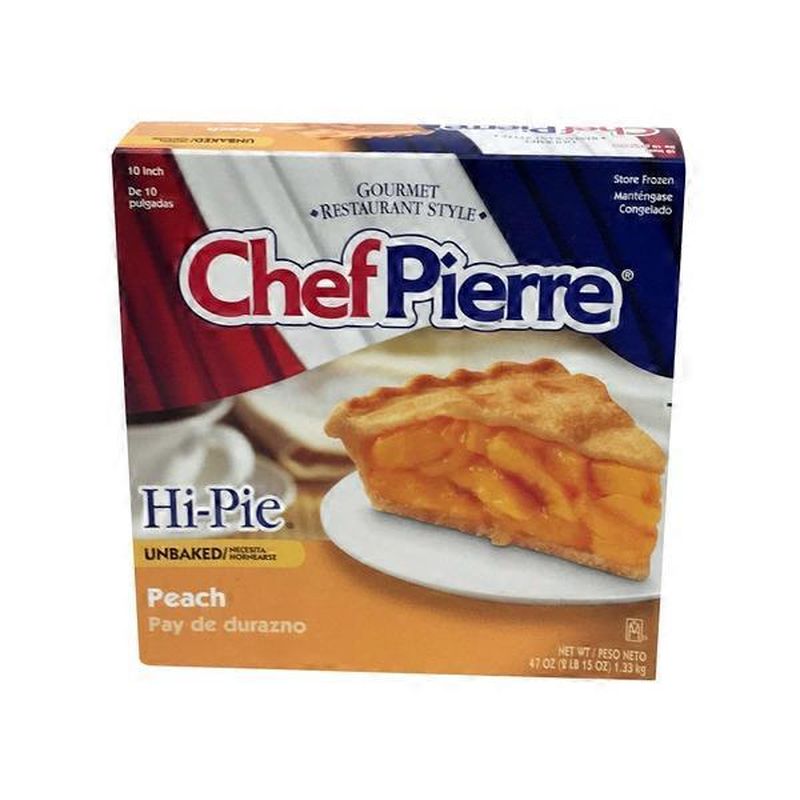 Chef Pierre Unbaked Peach Hi Pie (47 oz) from Gordon Food Service ...