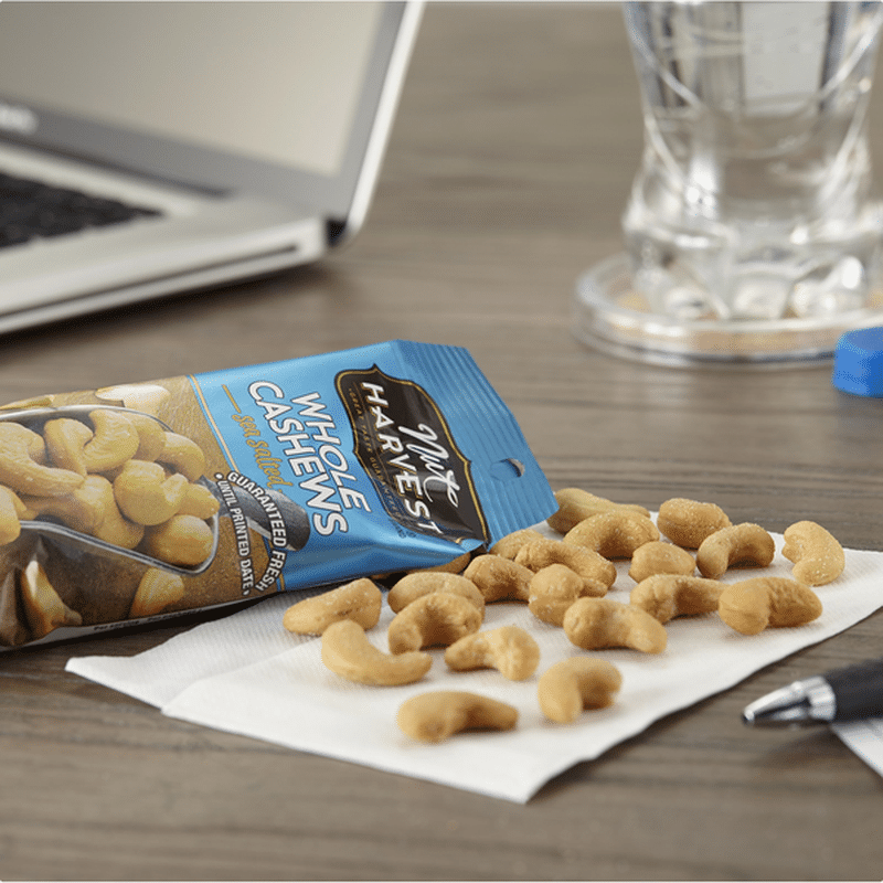Nut Harvest Whole Cashews Sea Salted Nuts (2.25 oz) - Instacart