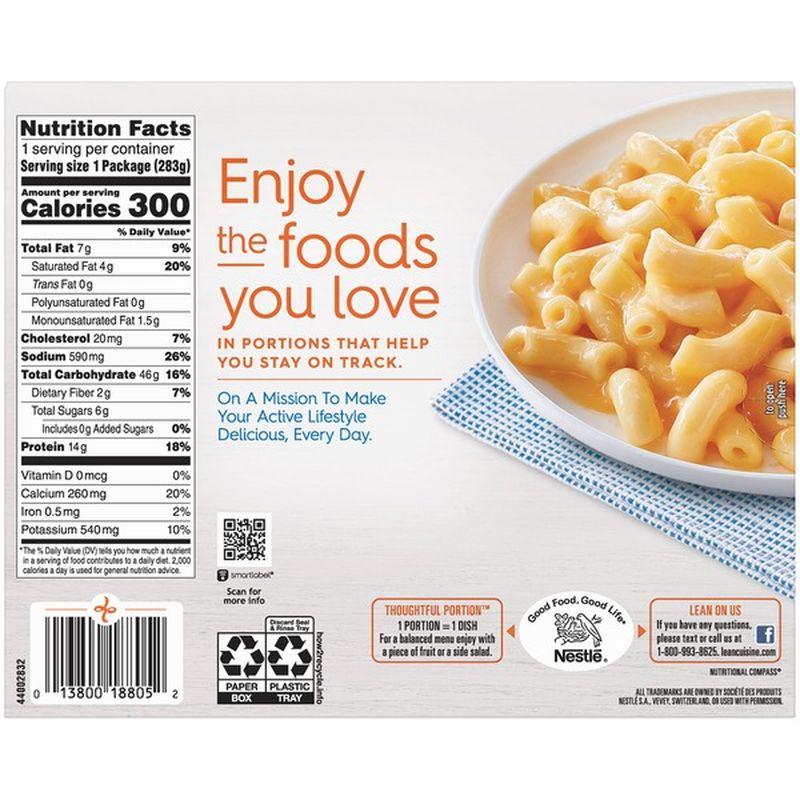 Lean Cuisine Favorites Macaroni & Cheese Frozen Meal (10 oz) - Instacart
