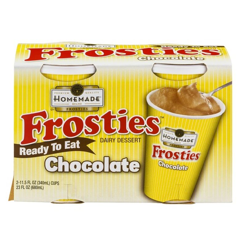 Homemade Frosties Dairy Dessert Chocolate - 2 CT (11.5 fl oz) - Instacart