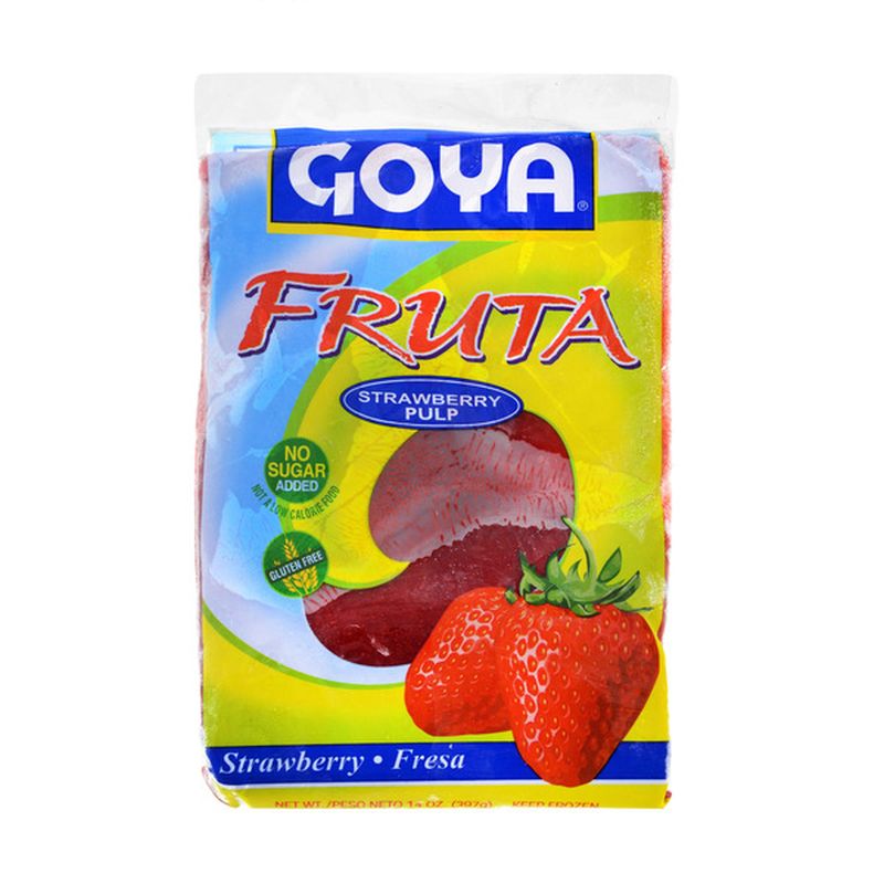 Goya Strawberry Pulp, Frozen (14 oz) - Instacart