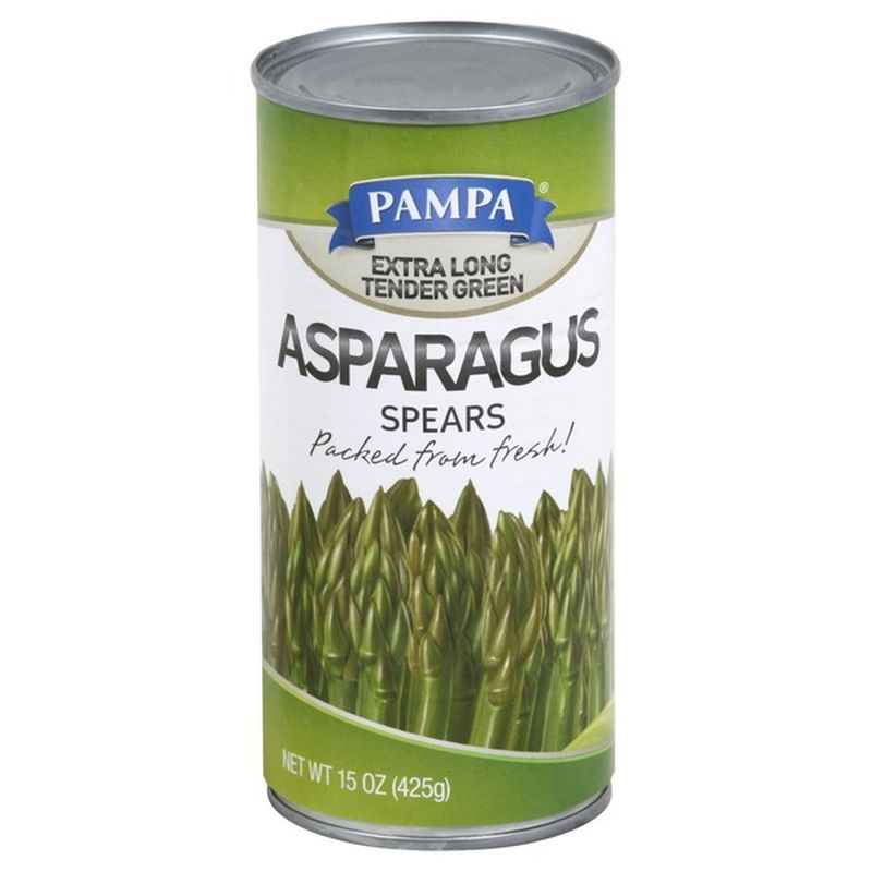 Pampa Asparagus Spears, Tender Green, Extra Long (15 oz) - Instacart