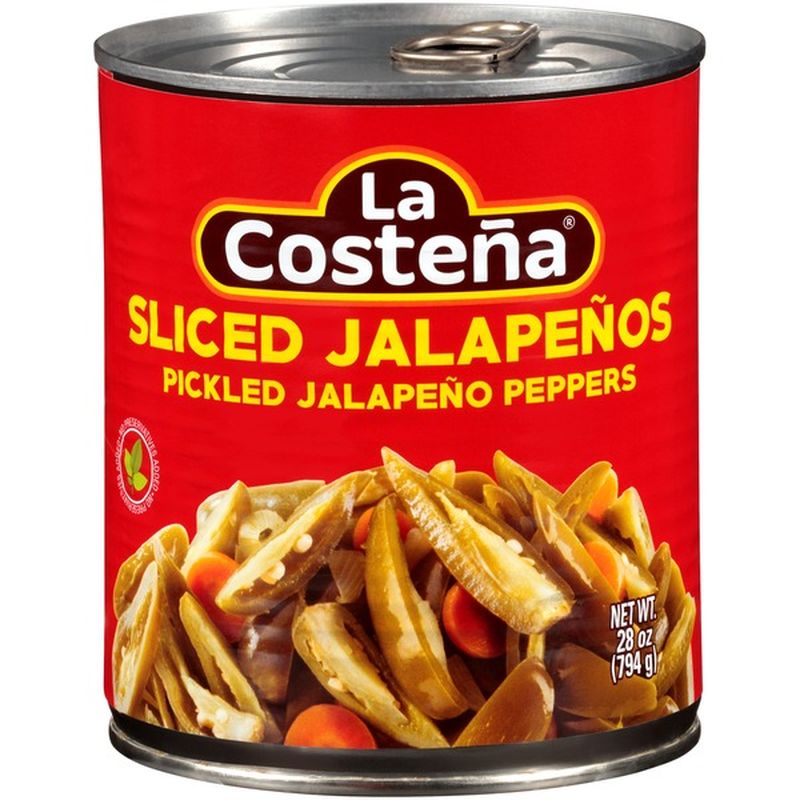 La Costeña Sliced Pickled Jalapeno Peppers (28 oz) - Instacart