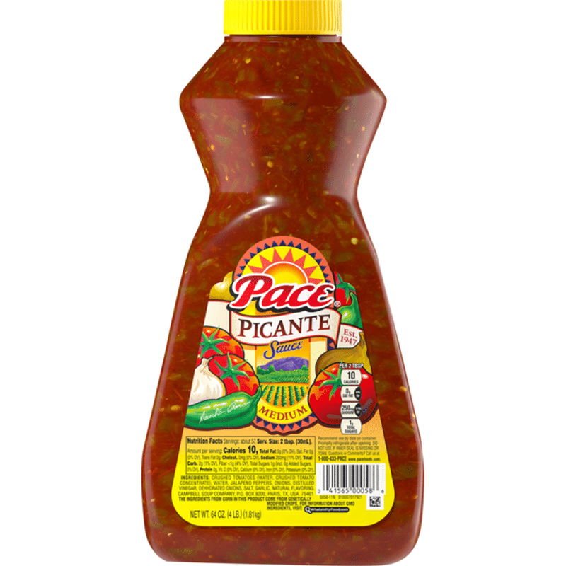 Pace® Medium Picante Sauce (64 oz) - Instacart