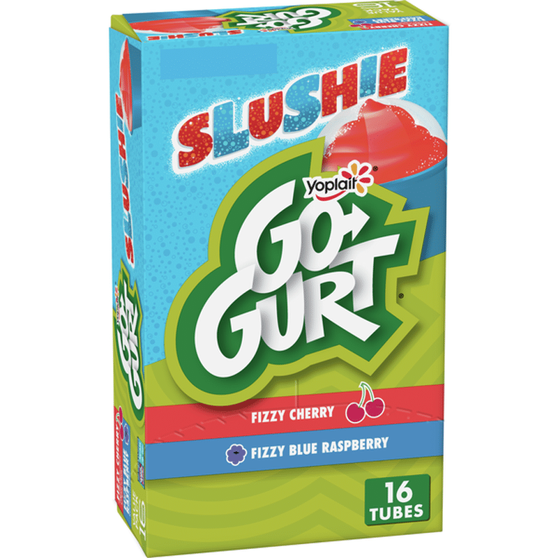 Yoplait Go-Gurt Fizzy Cherry Blue Raspberry Low Fat Yogurt (2 lb ...
