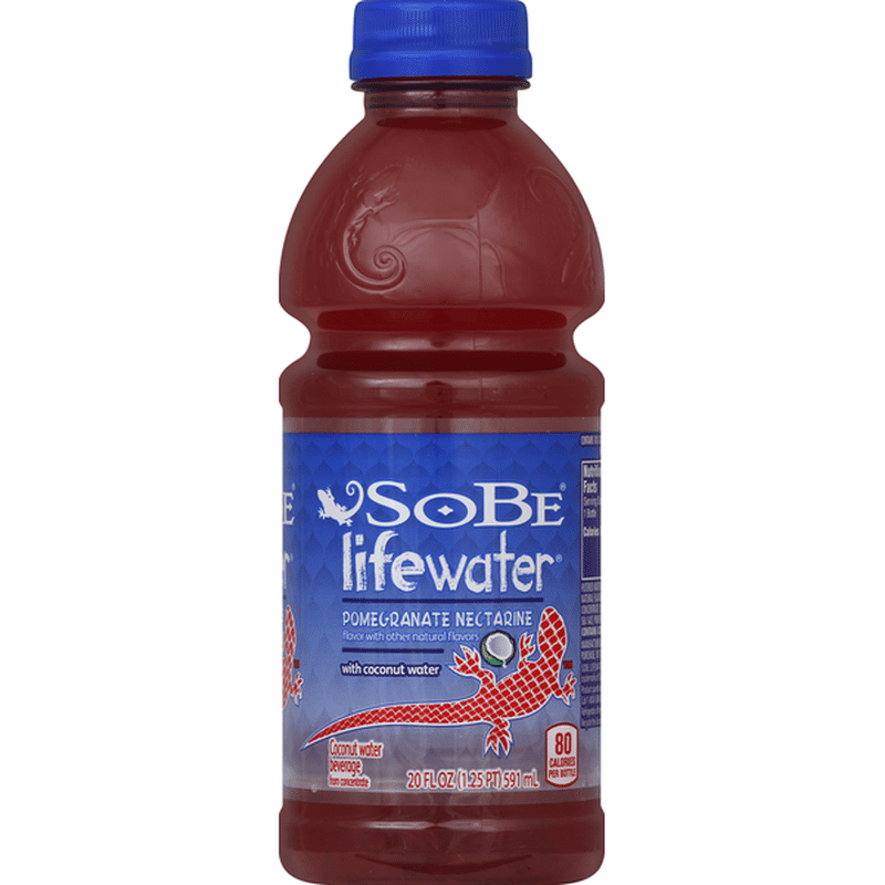 SoBe Coconut Water Beverage, Pomegranate Nectarine (20 oz) - Instacart