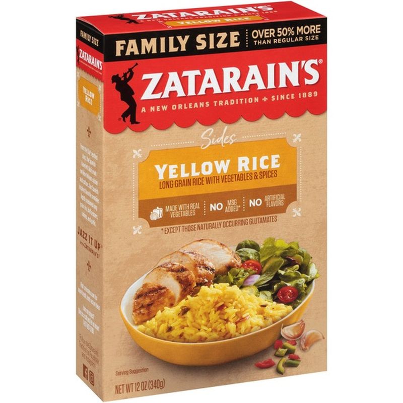 Zatarain's® Family Size Yellow Rice (12 oz) - Instacart