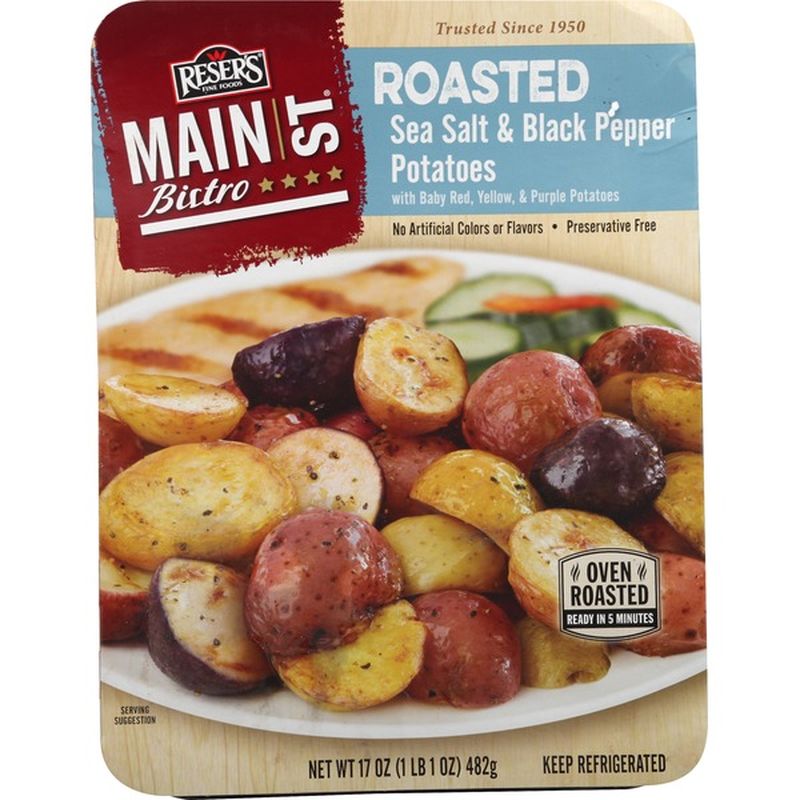Reser's Fine Foods Potatoes, Sea Salt & Black Pepper, Roasted (17 oz ...