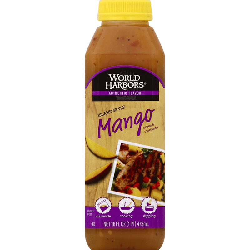 World Harbors Sauce & Marinade Island Style Mango (16 oz) - Instacart