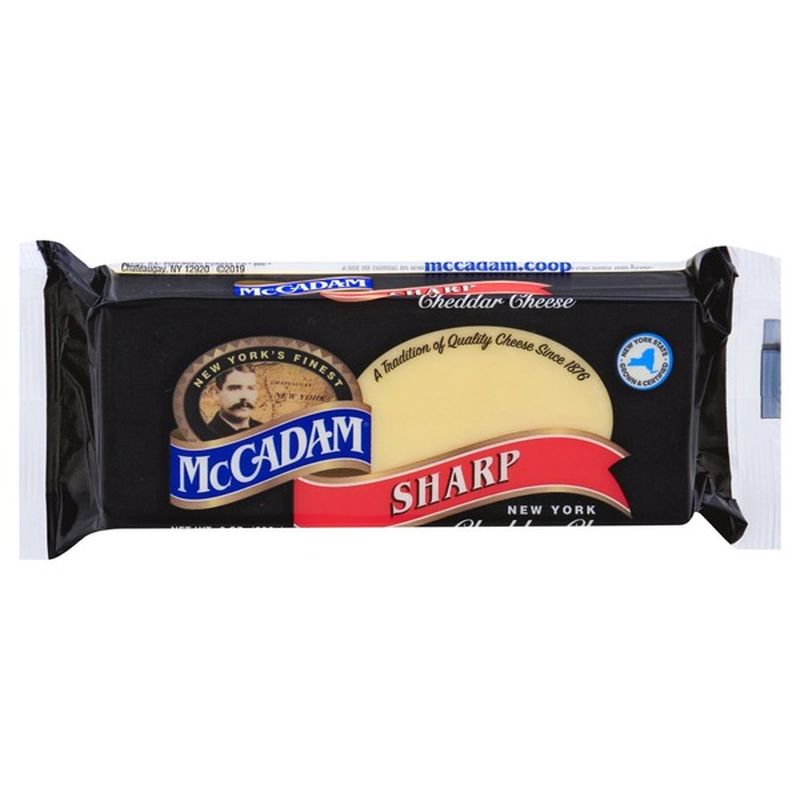McCadam Cheese, New York, Cheddar, Sharp (8 oz) - Instacart
