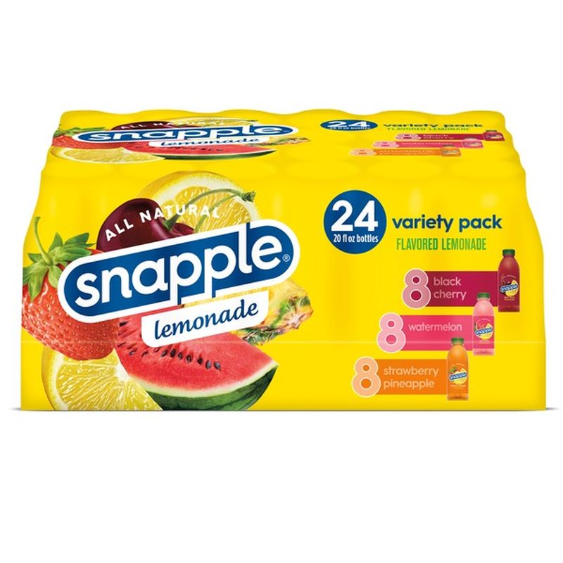 Snapple Lemonades Variety Pack (20 fl oz) - Instacart