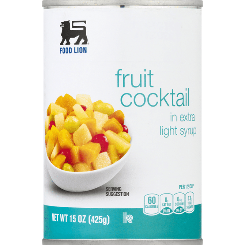 Food Lion Fruit Cocktail, in Extra Light Syrup (15 oz) - Instacart