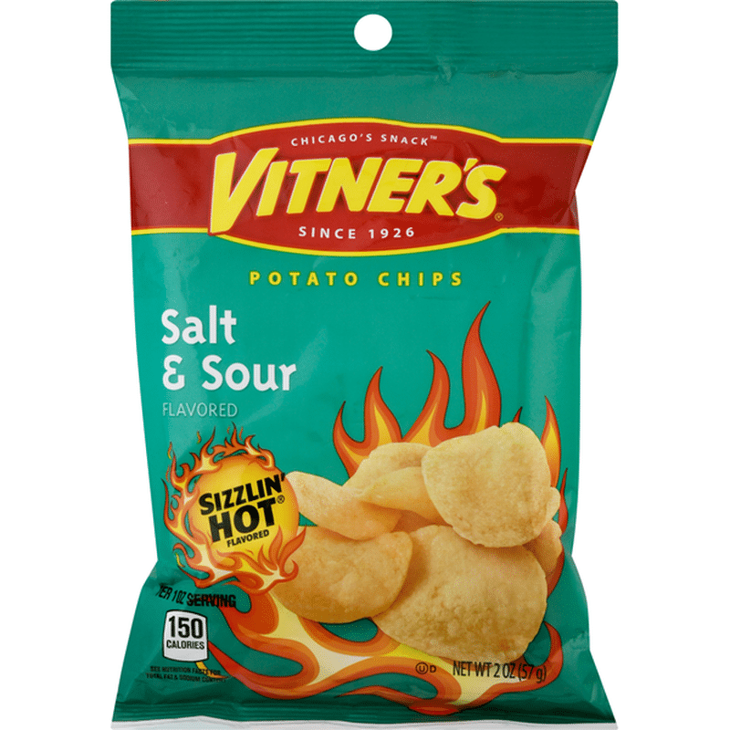 Vitner's Potato Chips, Salt & Sour Flavored (2 oz) Delivery or Pickup ...