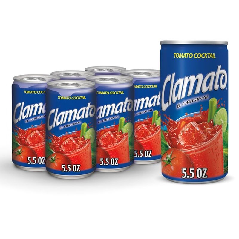Clamato Original Tomato Cocktail (5.5 fl oz) - Instacart