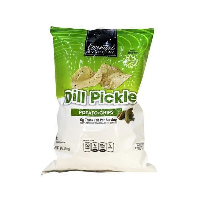 Essential Everyday Dill Pickle Flavored Potato Chips (9 oz) - Instacart