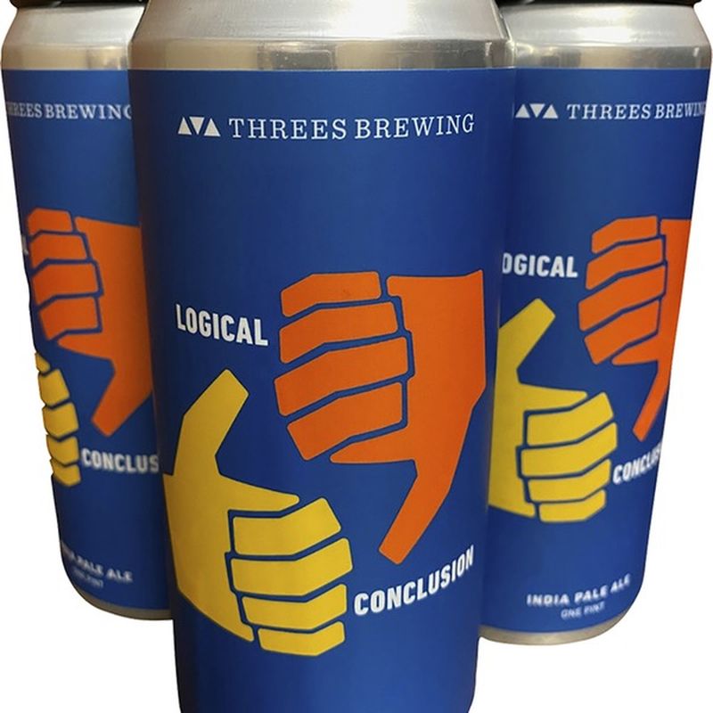 Threes Brewing Logical Conclusion IPA (16 fl oz) Delivery or Pickup ...