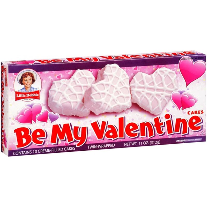 Little Debbie Be My Valentine Cakes, Pink (10 each) Delivery or Pickup ...