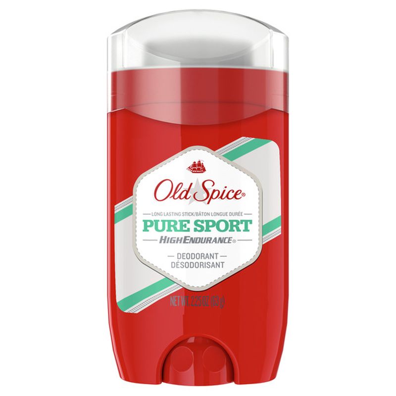 Old Spice High Endurance Pure Sport Scent Deodorant for Men (2.25 oz ...