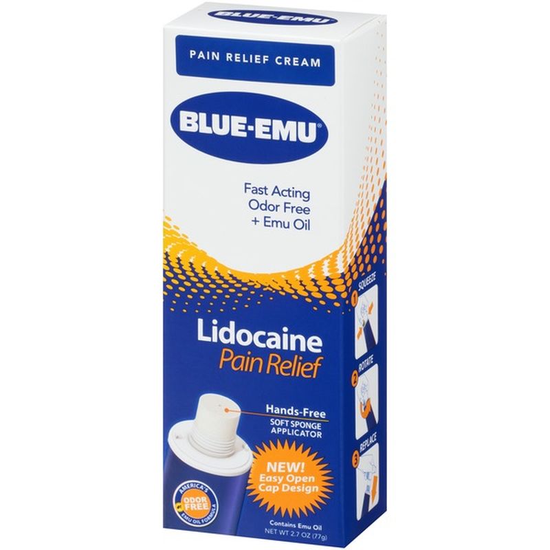 Blue-Emu Maximum Strength Numbing Pain Relief Cream with Lidocaine (2.7 ...
