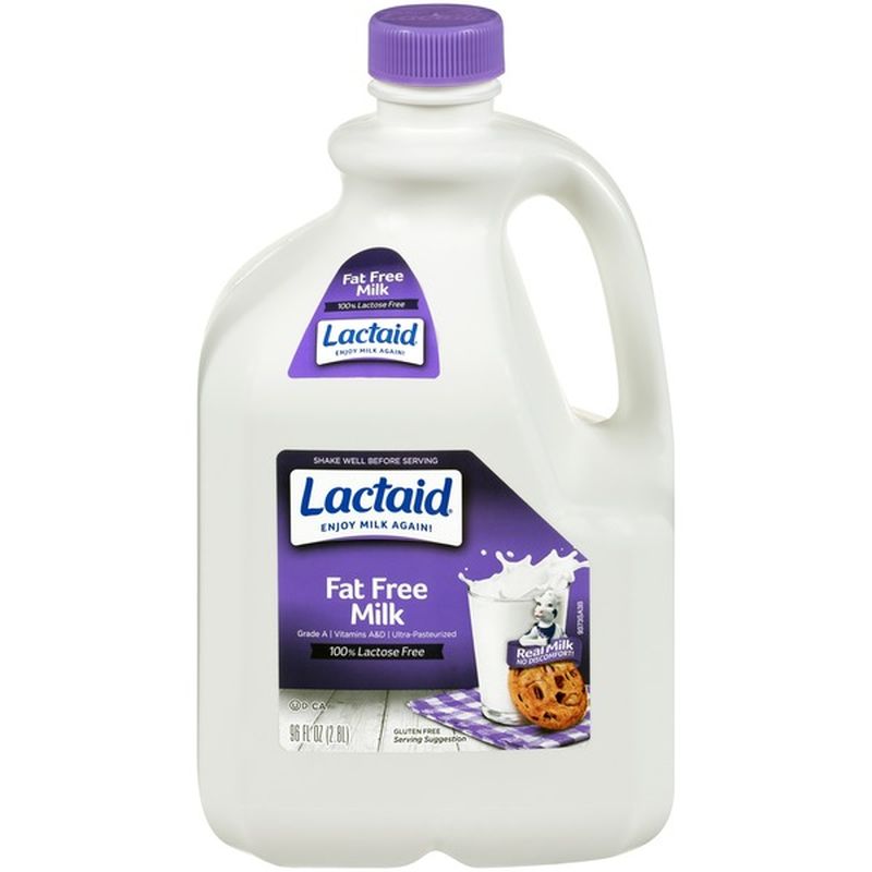 LACTAID Fat Free Milk (96 fl oz) - Instacart