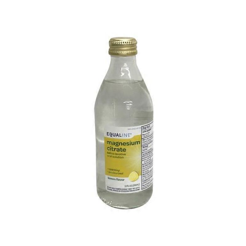 Equaline Magnesium Citrate Saline Laxative Oral Solution, Lemon (10 oz ...