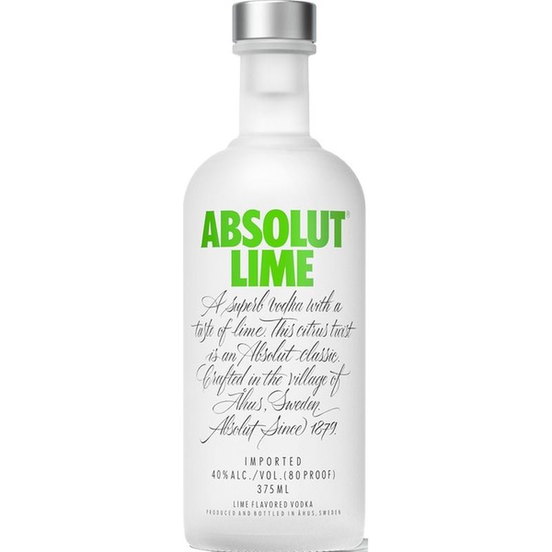 Absolut Lime (375 ml) - Instacart