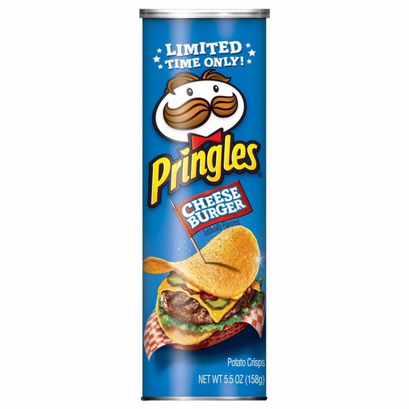 Pringles Potato Crisps Chips Cheeseburger (5.5 oz) - Instacart