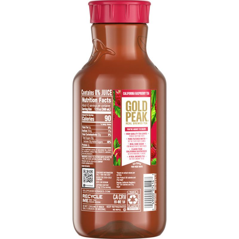 Gold Peak Raspberry Tea (fl oz) - Instacart