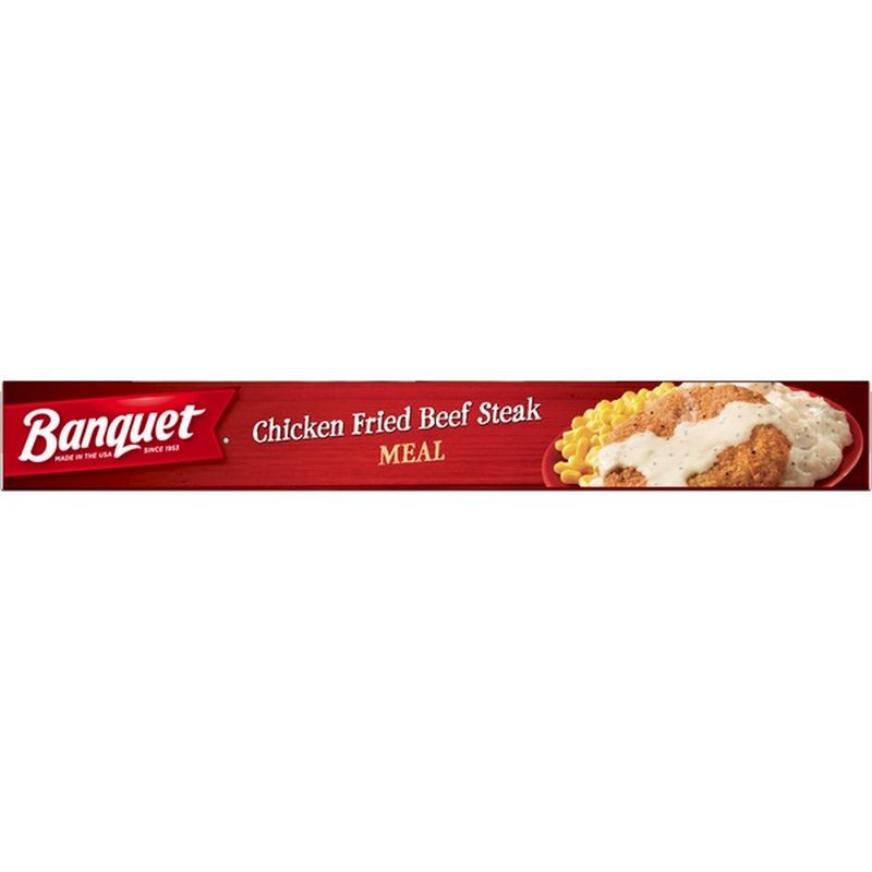 Banquet Classic Chicken Fried Beef Steak Meal (10 oz) - Instacart