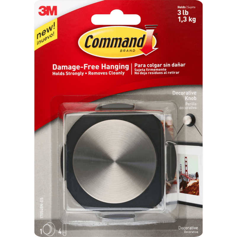3M Command Knob, Decorative (1 each) - Instacart