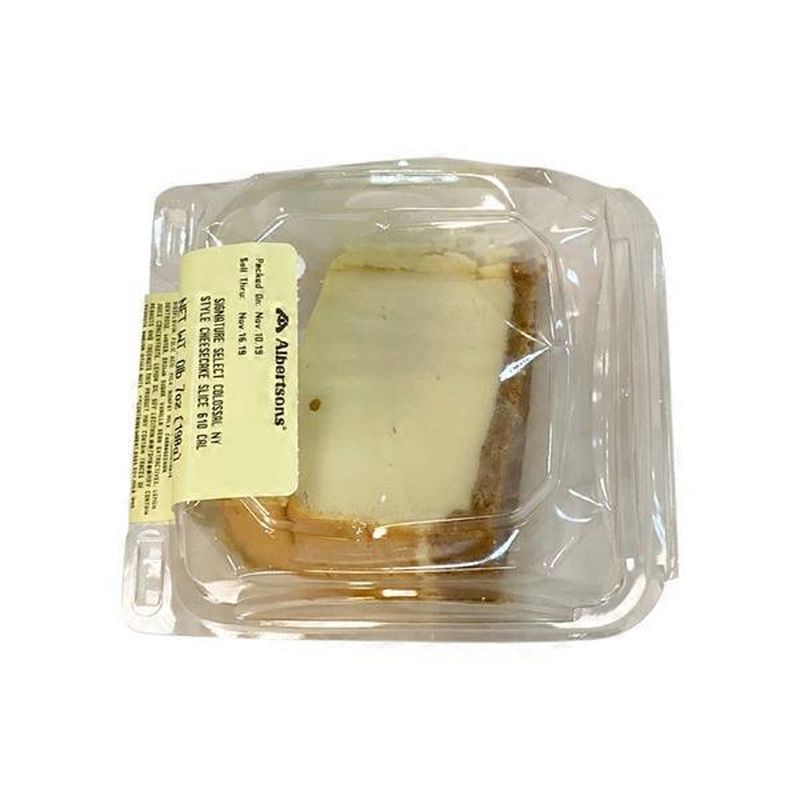 Safeway New York Style Colossal Slice Cheesecake (each) - Instacart