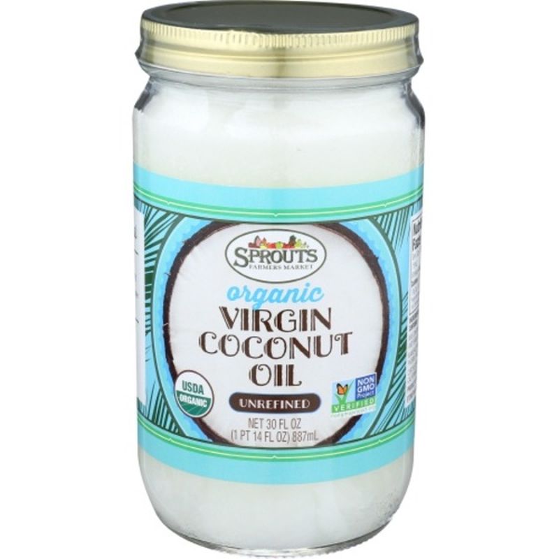 Sprouts Unrefined Organic Virgin Coconut Oil (30 fl oz) - Instacart